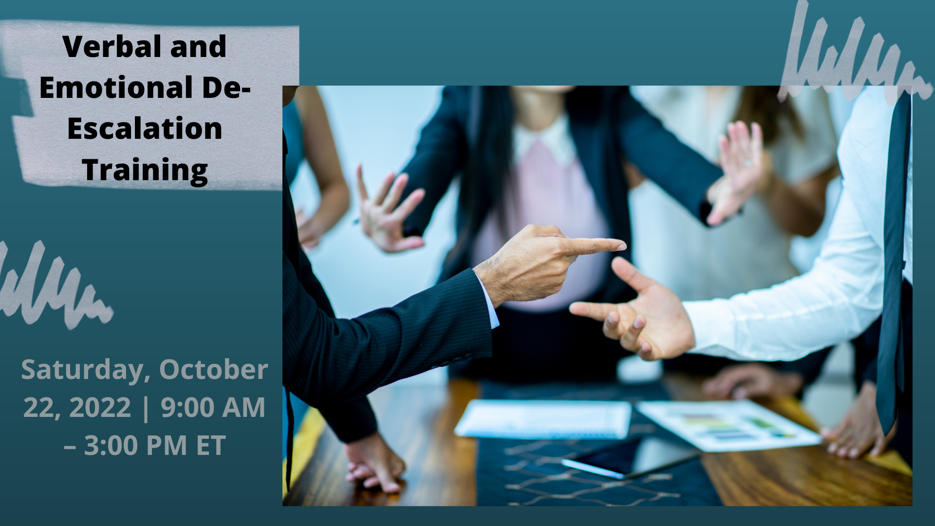 Verbal and Emotional De-Escalation Training