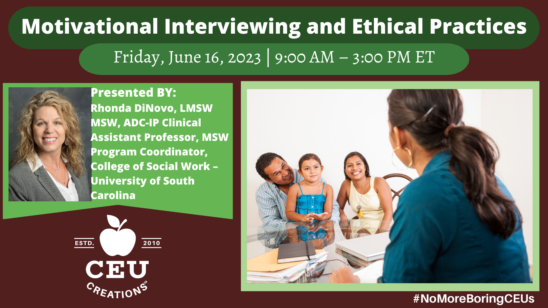 Motivational Interviewing and Ethical Practices