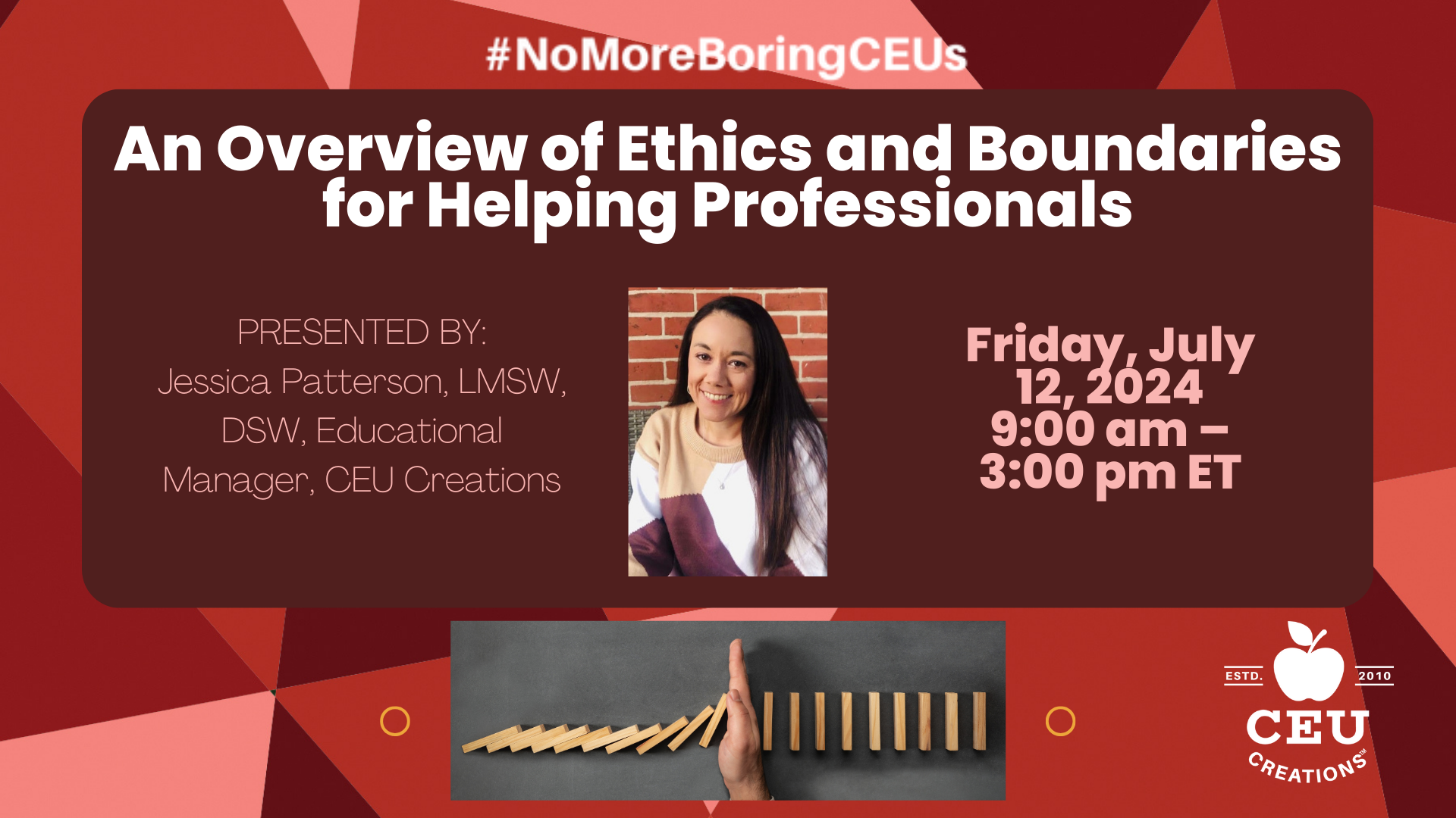 An Overview of Ethics and Boundaries for Helping Professionals