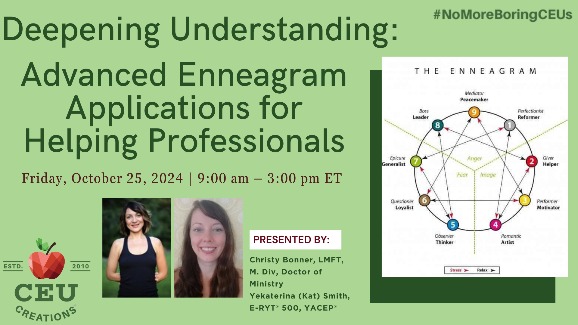 Deepening Understanding: Advanced Enneagram Applications for Helping ...