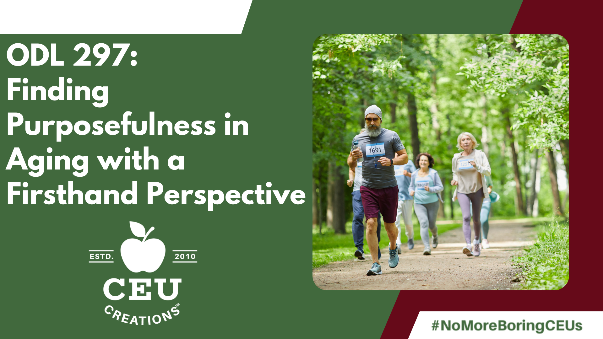 ODL 297 Finding Purposefulness in Aging with a Firsthand Perspective ...